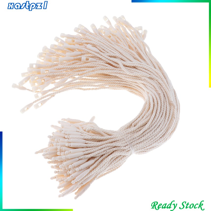 [ 100pc 20cm Clothing Strings Lock Fastener Labeling Tagging Supplies ...