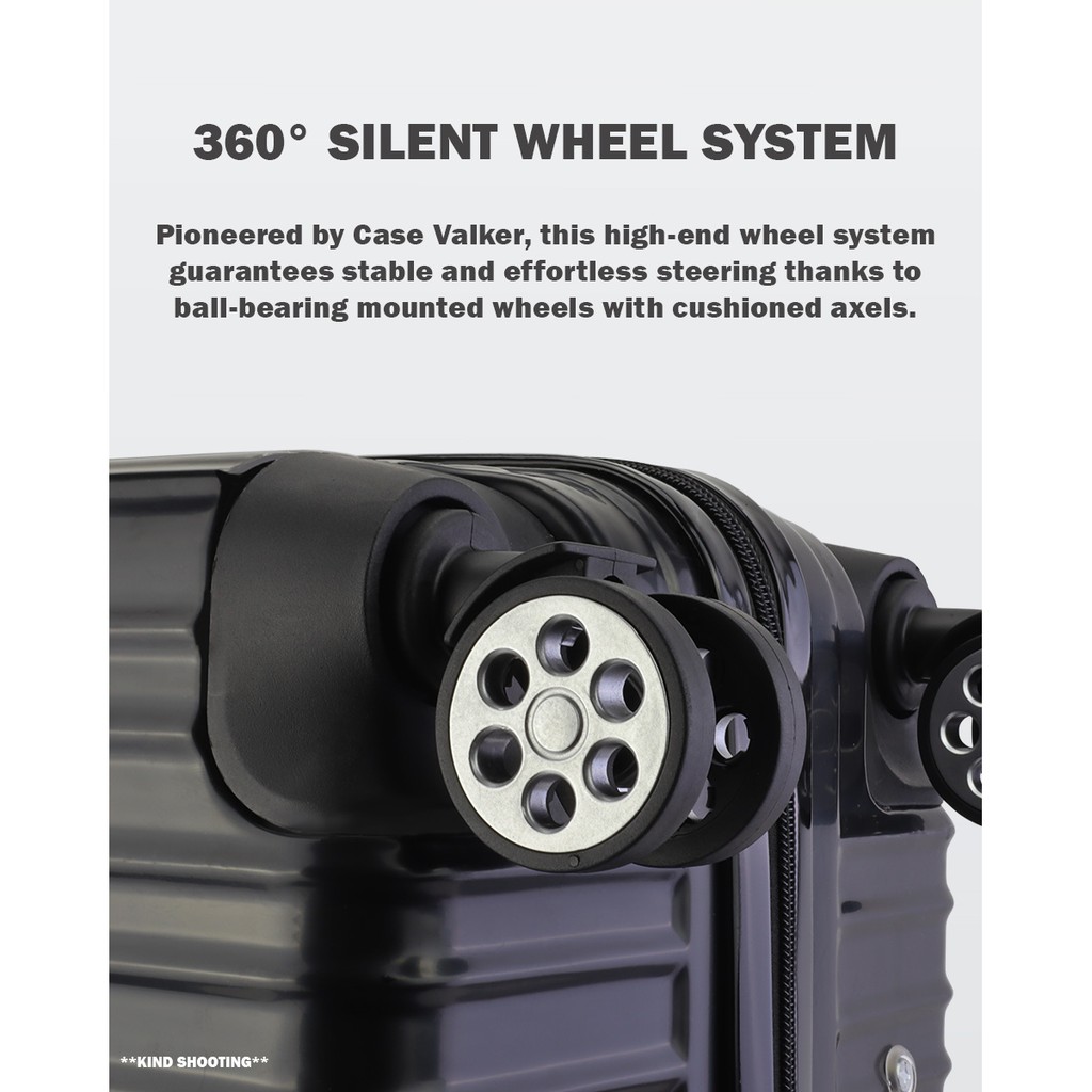Case Valker Signature 24" Flawless PC+ABS Luggage (24") Beg Bagasi ...