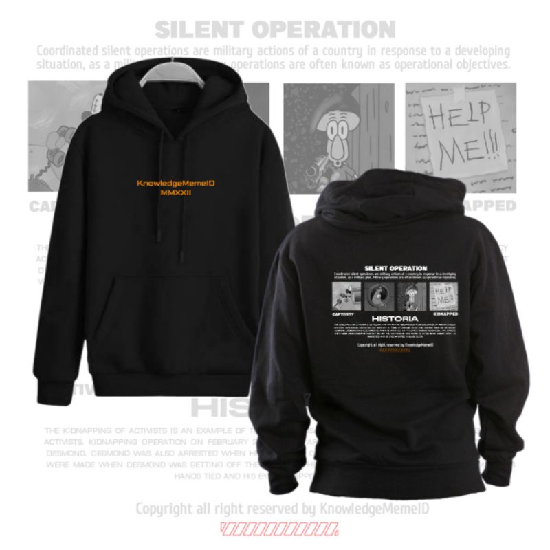 Hoodie Sweater Meme Aesthetic KnowledgeMeeID Silent Operation | Meme ...