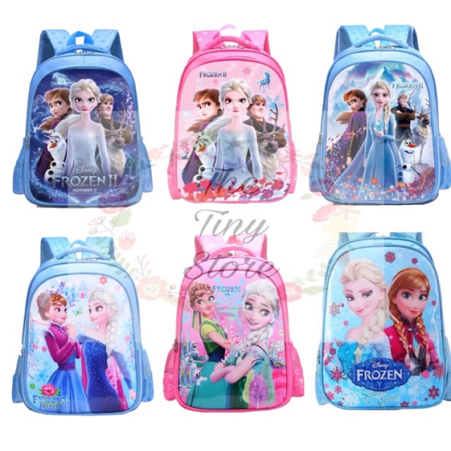 [Ready Stock]Frozen Kids Bagpack Frozen Bag Sekolah Frozen Backpack ...