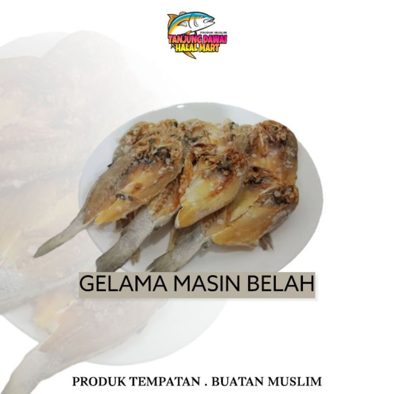 (HALAL) 200gram Ikan Gelama Masin Belah Tanjung Dawai Murah | Muslim ...