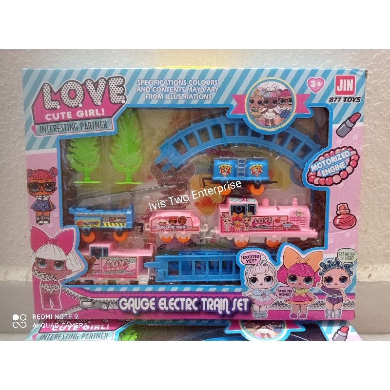 🔥 Ready Stock🔥LOL Love Cute Girl Gauge Electric Train Set | Shopee Malaysia
