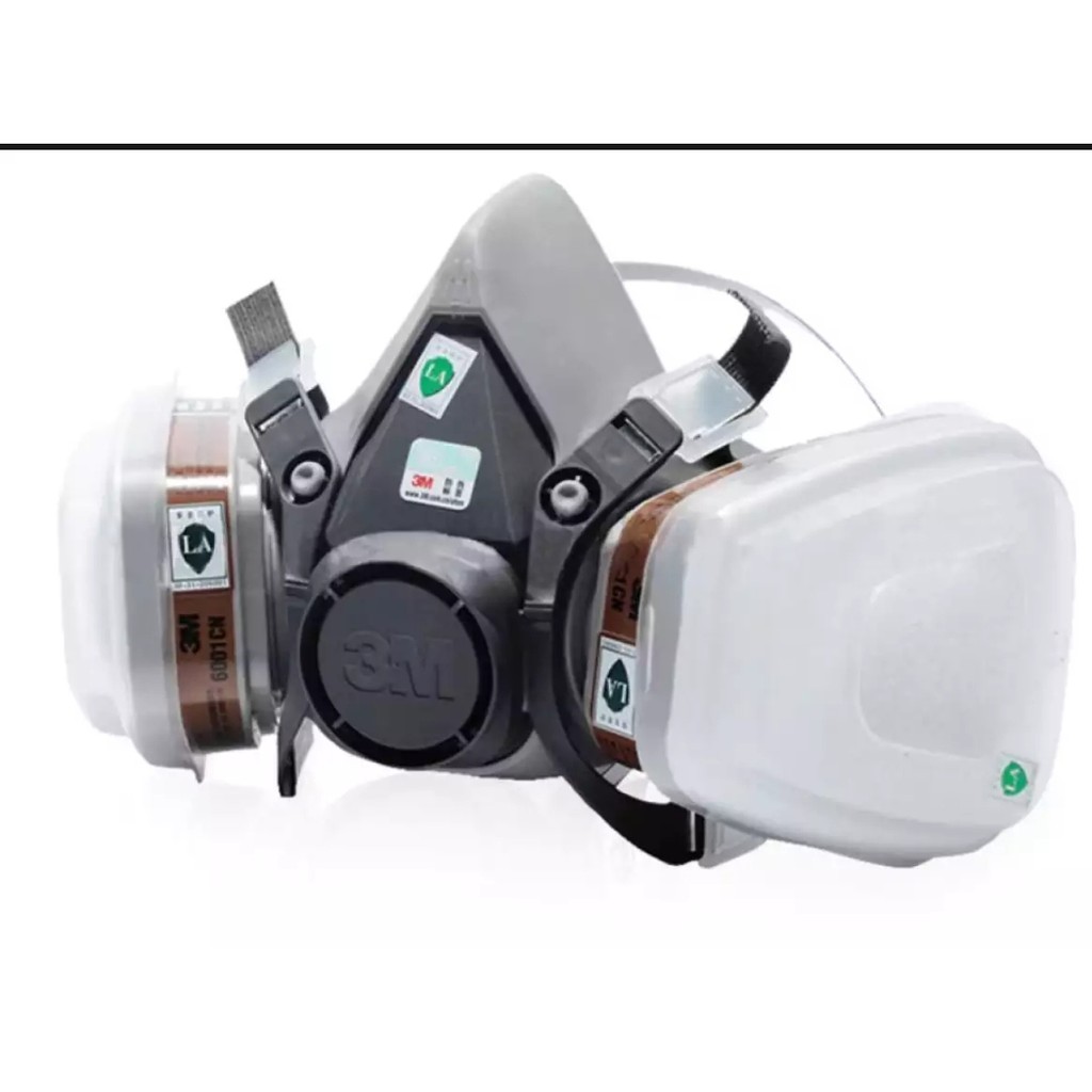 3M Chemical Mask Double Filter Type Synthetic Rubber Material Model 3M-620P. | Shopee Malaysia