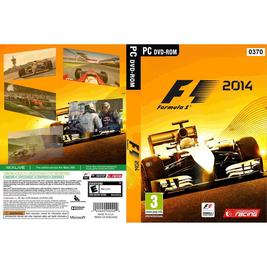 (PC) F1 2014 | Shopee Malaysia