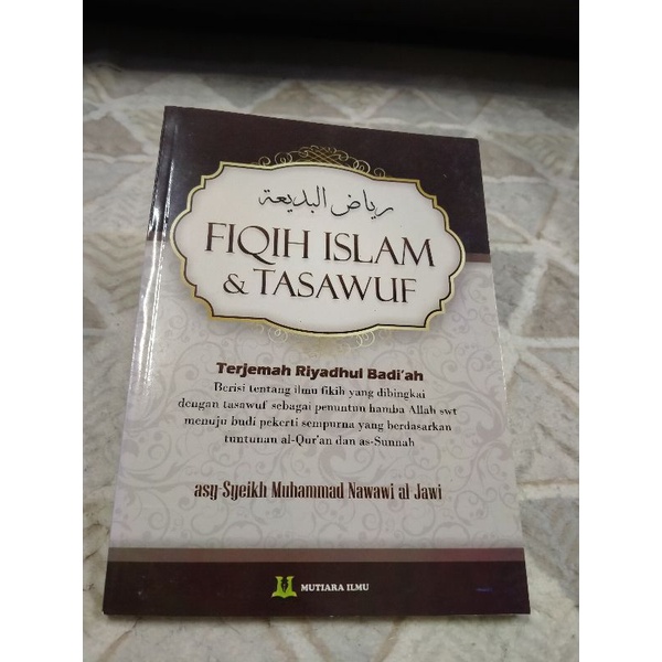 Buku FIQIH ISLAM & TASWUF Oleh Asy-Syeikh Muhammad Nawawi al-Jawi.(RAK ...