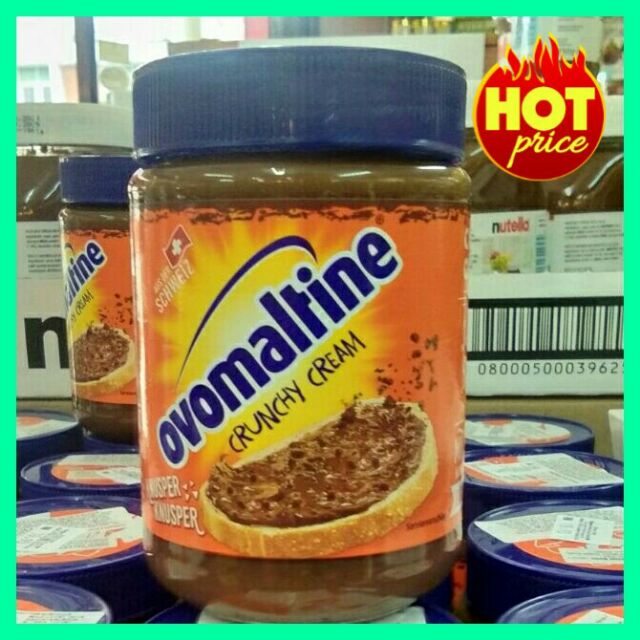 OVOMALTINE Crunchy Cream Spread 380g ) (Swiss Made-HALAL) | Shopee Malaysia