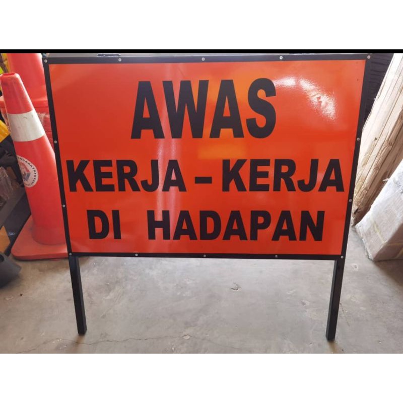 Reflective sign AWAS/SignBoard/Papan Tanda jalan(Max orde0 2pcs for ...