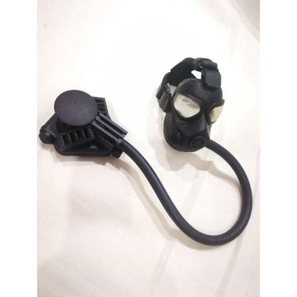[Ready Stock] Miniature 1/6 Scale Gas Mask With filter Set 12" Action ...