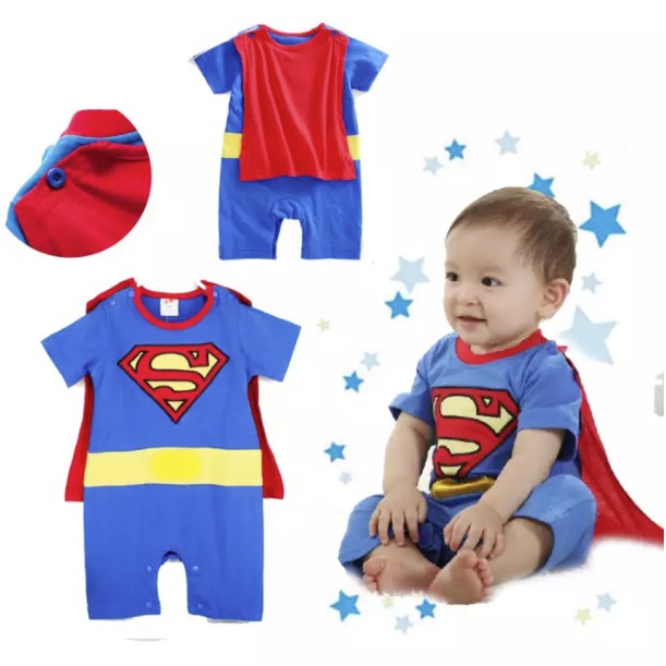Superman Kids Bodysuit Superman Costume for Baby Halloween Costume for ...