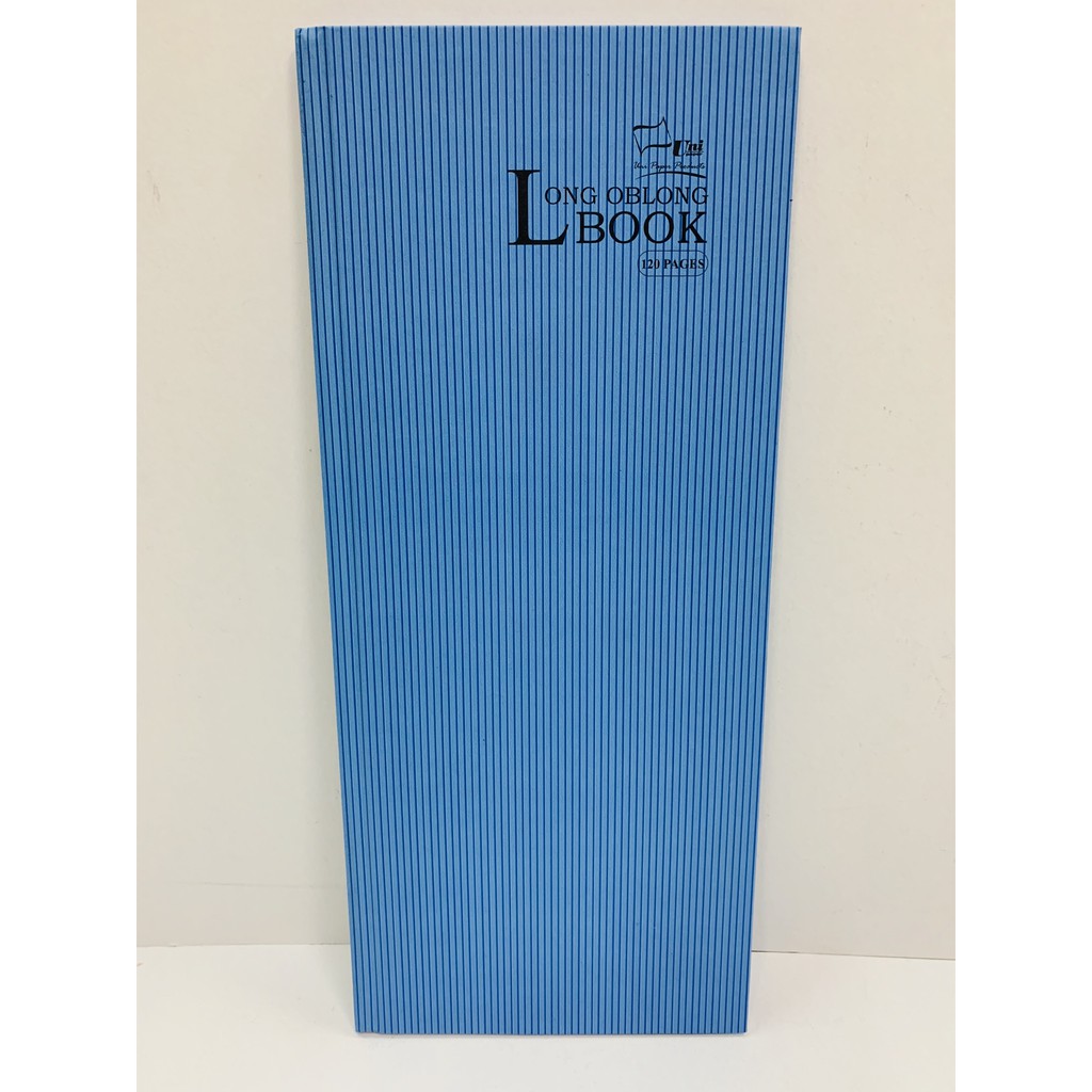 HARDCOVER LONG OBLONG BOOK WITH COLUMN(120/200/300/400PAGES) | Shopee ...