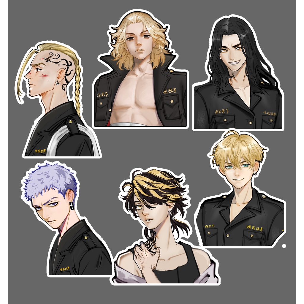 4-inch Tokyo Revengers stickers | Shopee Malaysia