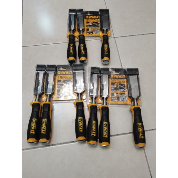 Dewalt Side Strike Wood Chisel Set 3 pcs | Shopee Malaysia