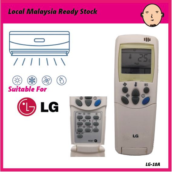 LG Air Cond Aircond Air Conditioner Remote Control | Shopee Malaysia