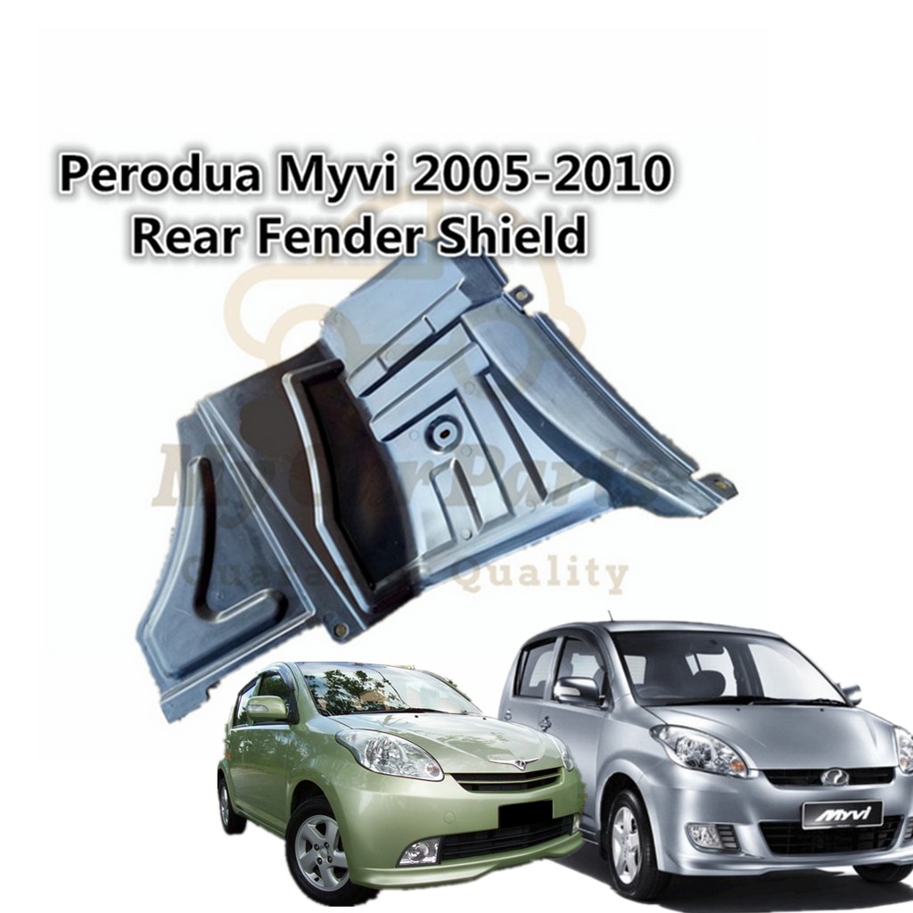 Perodua Myvi 2005-2010 REAR Daun Pisang (Fender Liner / Fender Shield ...