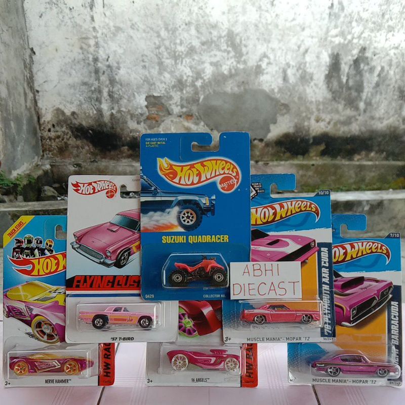 MERAH Hotwheels 70plymouth aar cuda pink diecast hot wheels suzuki ...