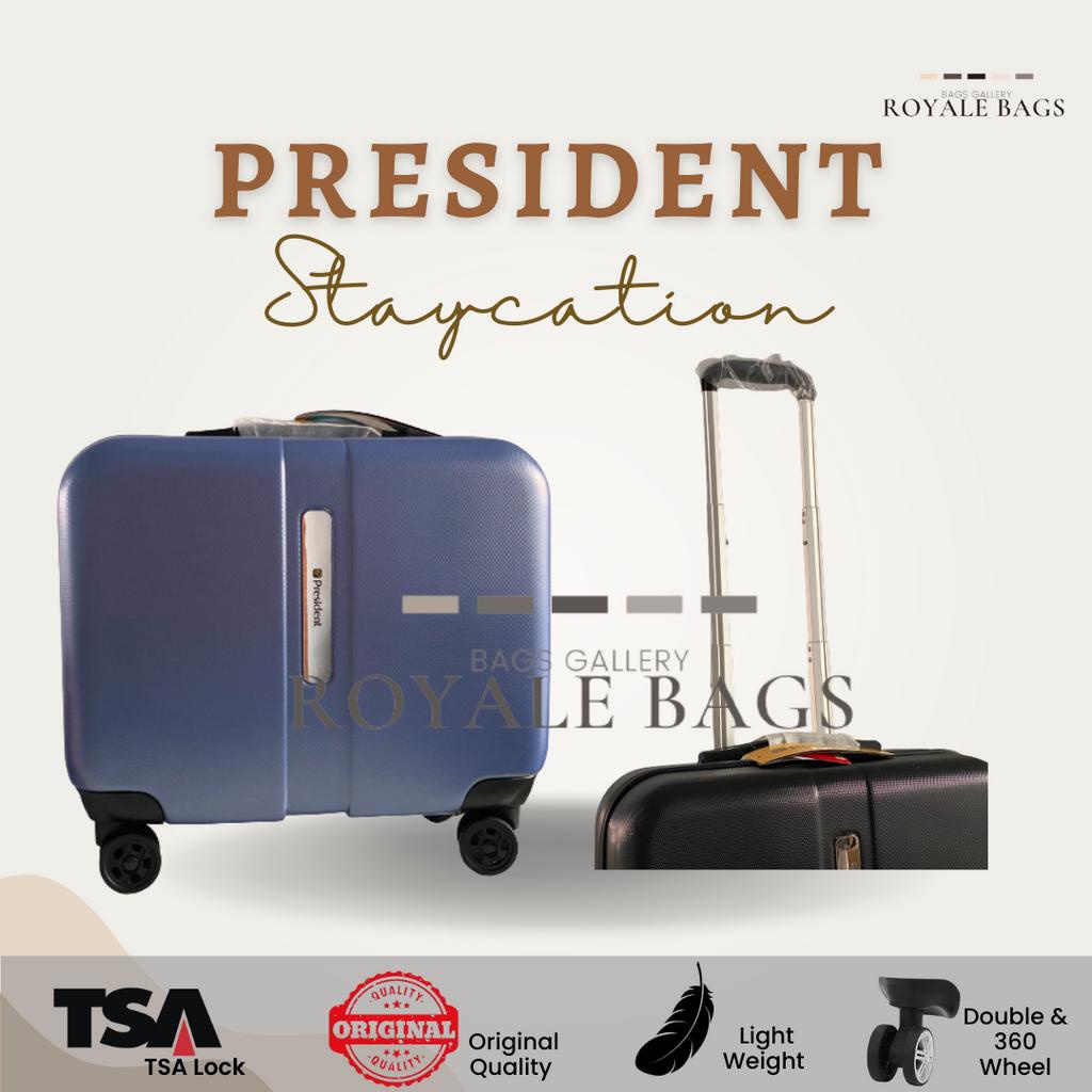 President Pilot Suitcase Bag 18 inch Original Cabin Zipper Size TSA ...