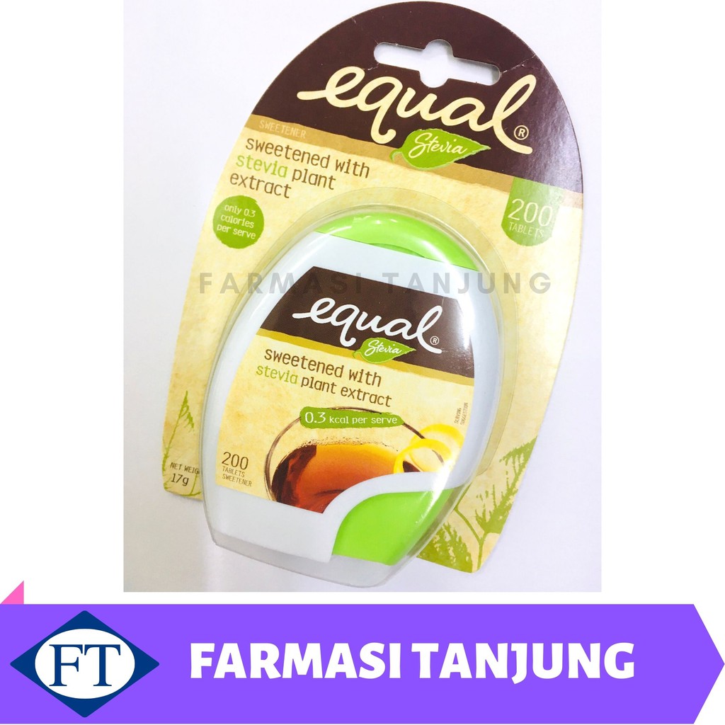 Stevia Tablet 200 tabs ( Equal ) | Shopee Malaysia