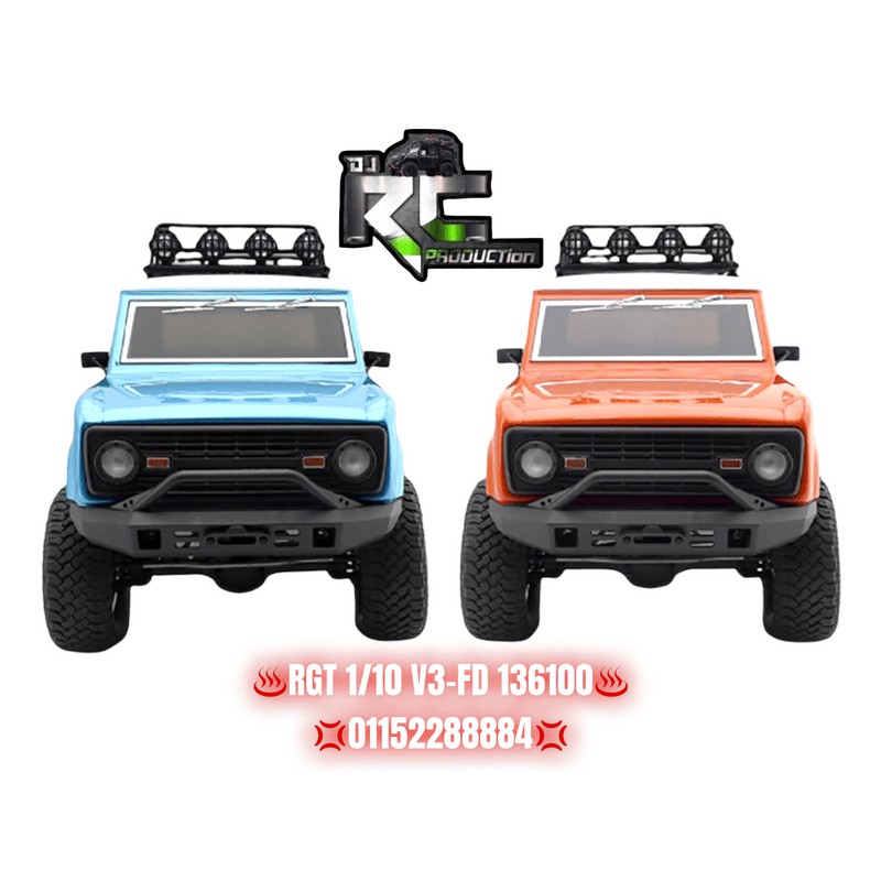 DjRC Perak💢RGT 1/10 RC Crawler ROCK CRUISER Bronco RC4 V3-FD 136100 V3💢 ...