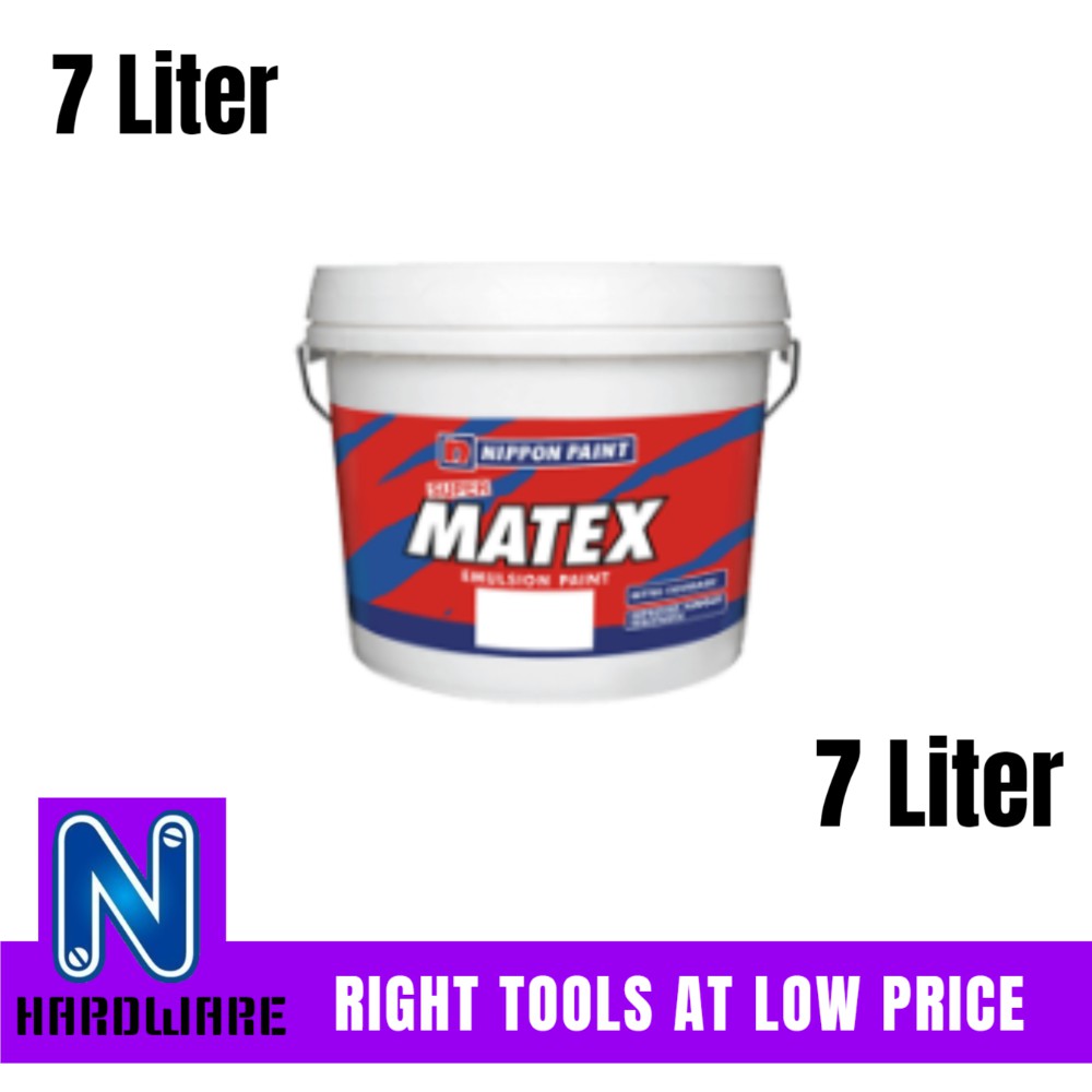 Nippon Paint Super Matex Emulsion (Page 1) / Cat Kapur Air 7L - 7 Liter ...