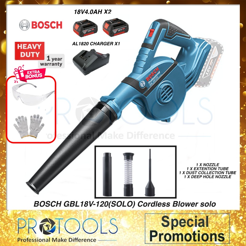BOSCH GBL18V-120(SOLO) Cordless Blower solo / set | Shopee Malaysia