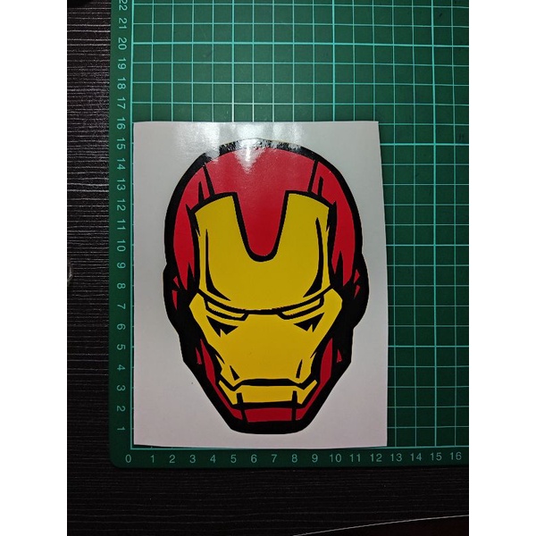 STICKER POTONG TIMBUL CUTTING IRON MAN | Shopee Malaysia