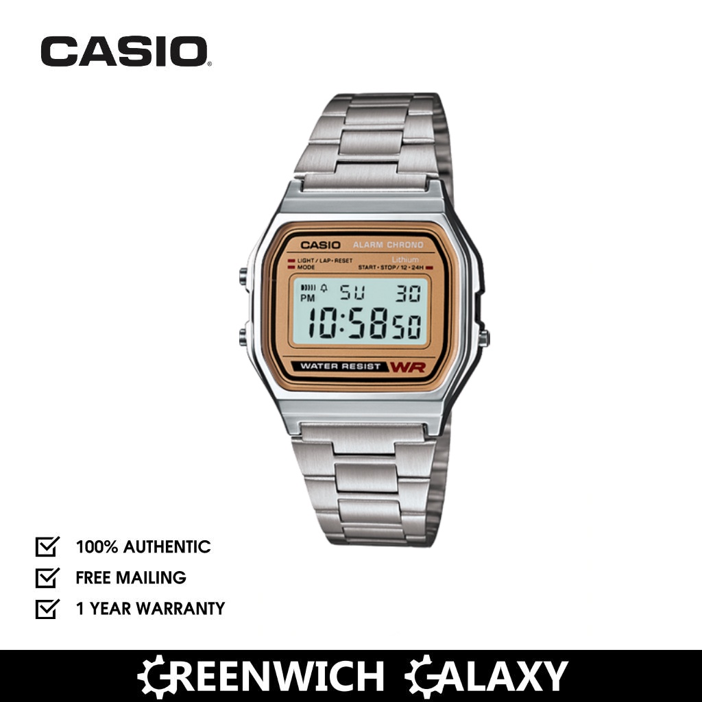Casio Casio Vintage Digital Watch (A158WEA-9) | Shopee Malaysia