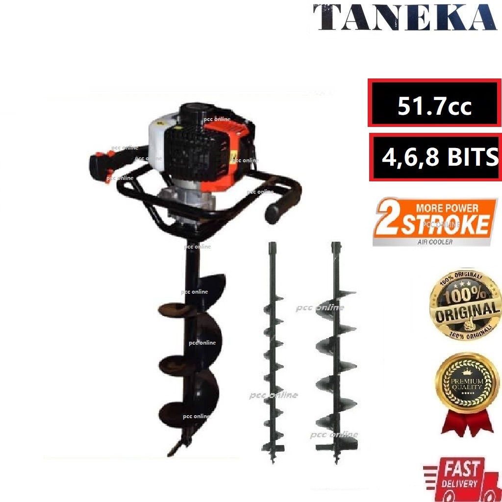 TANEKA AG52 Petol Earth Auger Machine /Penembuk Lubang Tanah Pokok ...