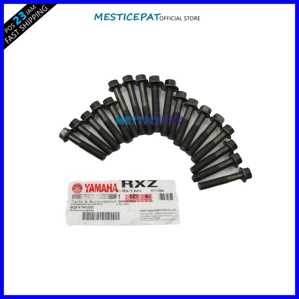 ENGINE SKRU ENGINE COVER SCREW ENJIN SCREW BOLT SET YAMAHA RXZ 135 MILI ...