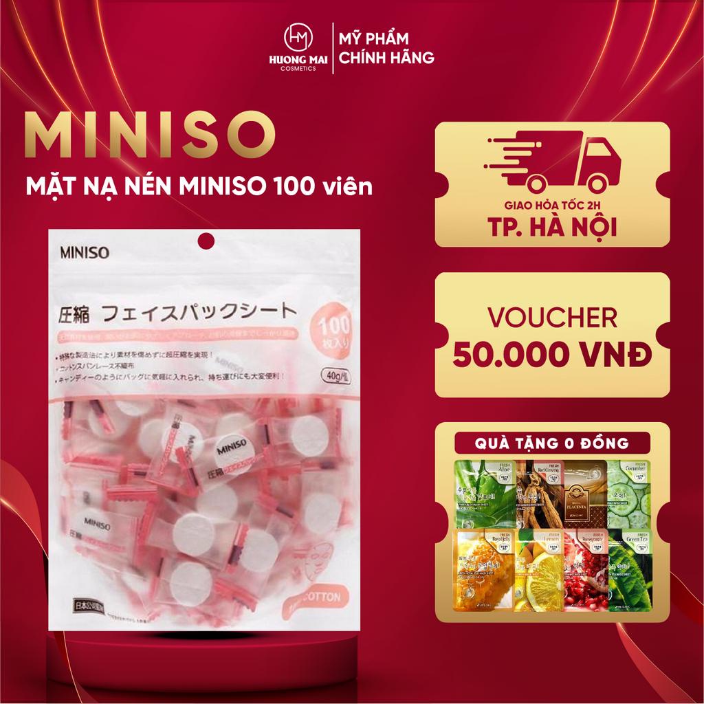 Miniso Compressed Mask 100 Tablets | Shopee Malaysia