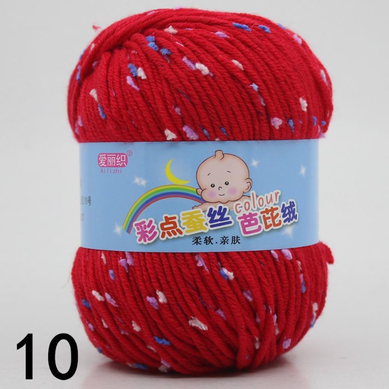 Benang Kait Dot Yarn Crochet Yarns Knitting Yarn Benang Soft Berry Dot ...