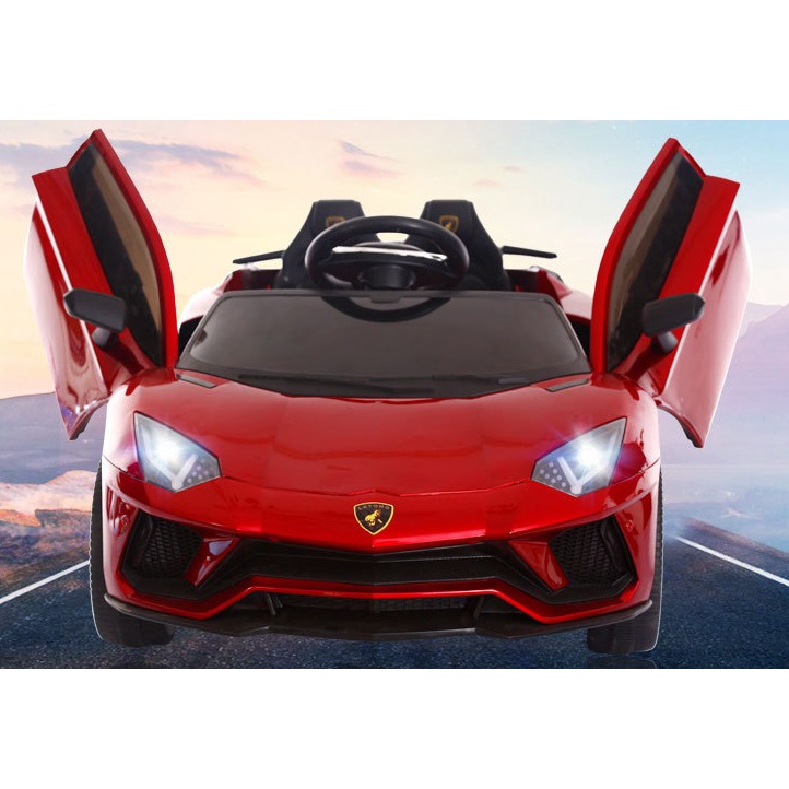 Kids Electric Lamborghini Ride On Car + Parent Pretend Play Remote ...