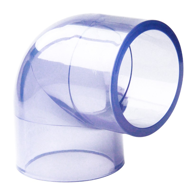 Inner Diameter 20mm to 40mm PVC Elbow Transparent for Aquarium Clear ...