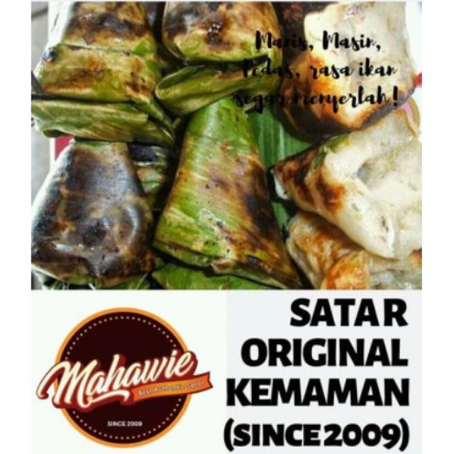 [ KL/SELANGOR ONLY ] SATAR IKAN ORIGINAL KEMAMAN (FROZEN) MAHAWIE 9 PCS ...