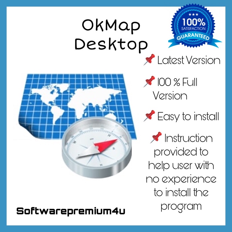 🔥【Latest】🔥 OkMap Desktop 17.4 (2022) | GPS | Shopee Malaysia