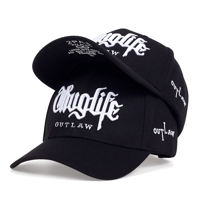 thug life 2pac Baseball Cap Good Material Cotton Cap / Topi Lelaki ...