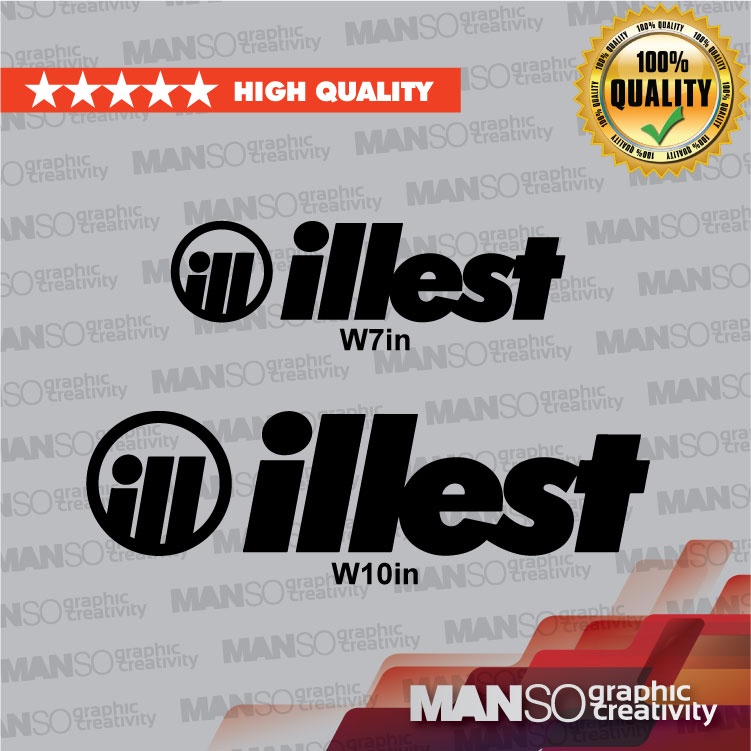 Illest Vinyl Sticker Mansographic | Shopee Malaysia