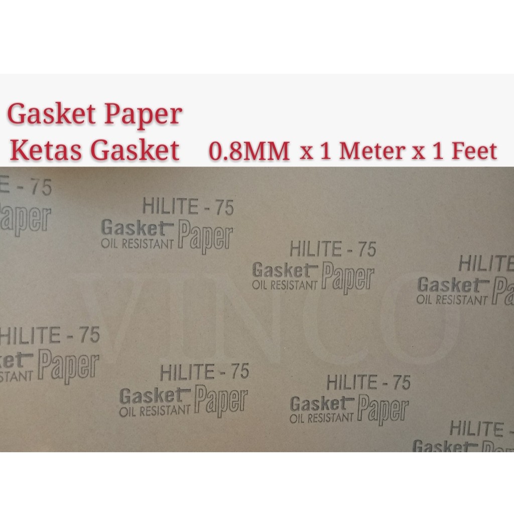 1feet [100% ORIGINAL] HILITE Gasket Paper Kertas Oil Petrol Resist 0 ...