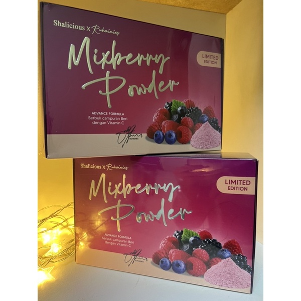 🔥SHALICIOUS MIXBERRY POWDER RUHAINEES ORIGINAL HQ🔥 | Shopee Malaysia
