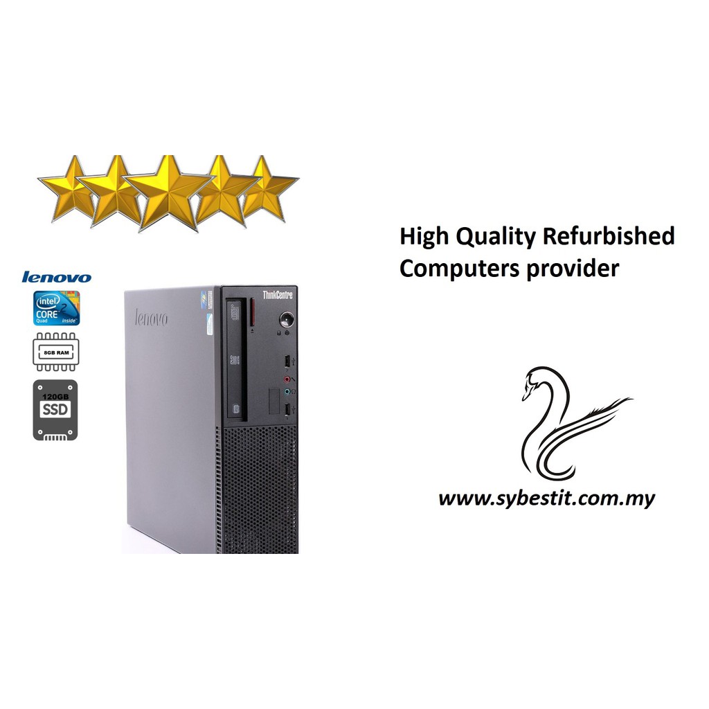 Refurbished Lenovo Thinkcentre A70 ( Intel Core 2 Duo, Win 7 Pro , WIFI ...