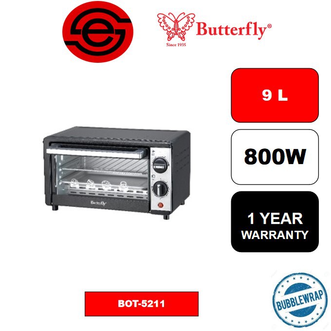 Butterfly 9L Oven Toaster - BOT-5211 | Shopee Malaysia