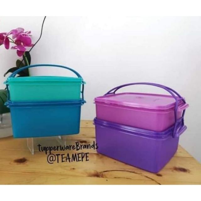 TUPPERWARE Jumbo goody box 2L&4L blue & pink | Shopee Malaysia