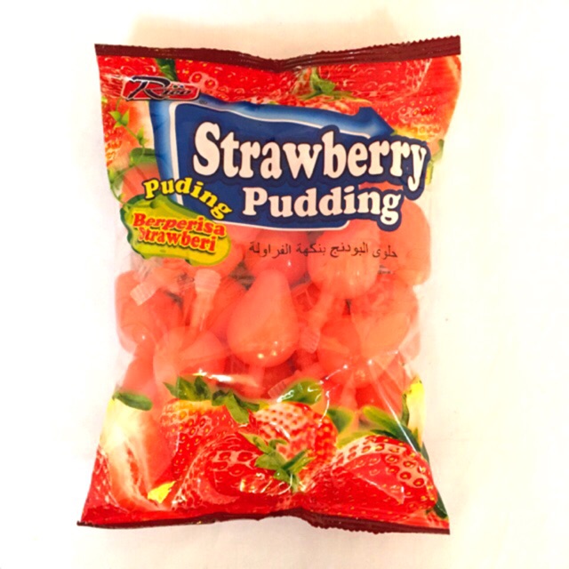 (Rico) Strawberry Pudding Jelly 24'S | Shopee Malaysia