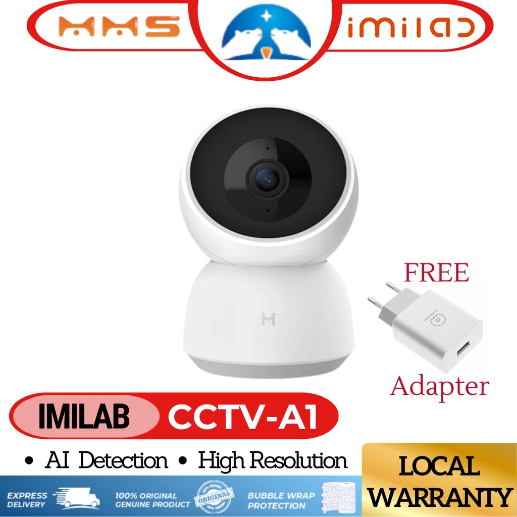 Mijia imilab IPCAM CCTV A1 Smart Home Security Camera 360° 2K ...
