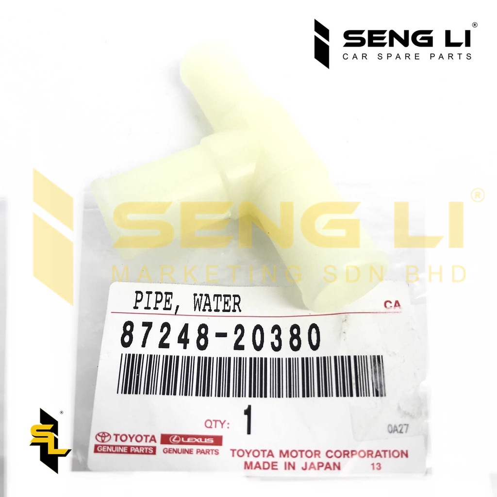 TOYOTA ALTIS WISH 1.8CC ORIGINAL/GENUINE WATER PUMP 3 WAY PIPE-87248 ...