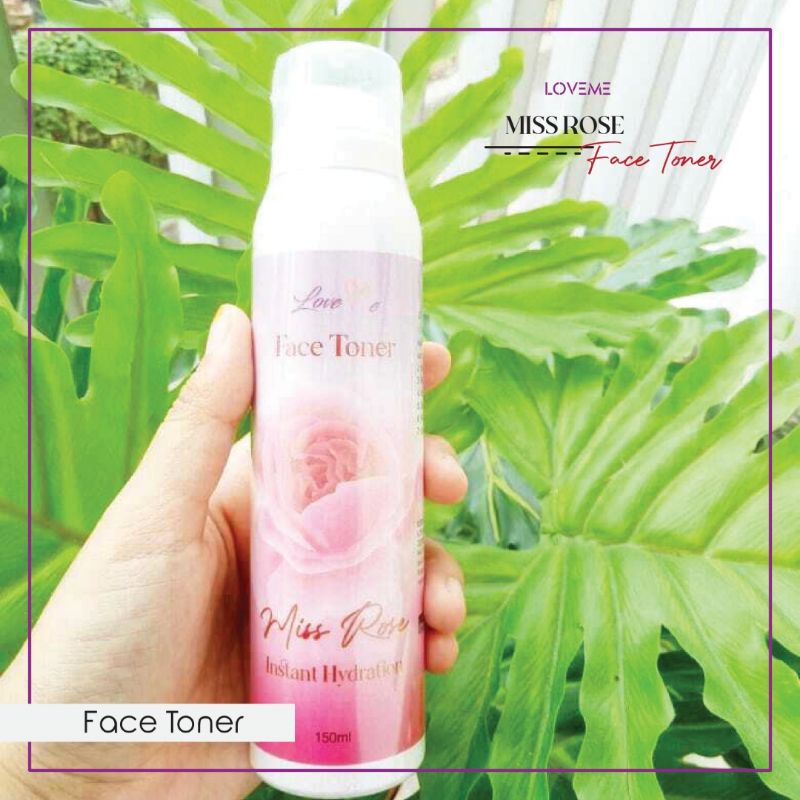 LOVEME FACE TONER @ MISS ROSE 150ML 💜 INSTANT HYDRATION | Shopee Malaysia