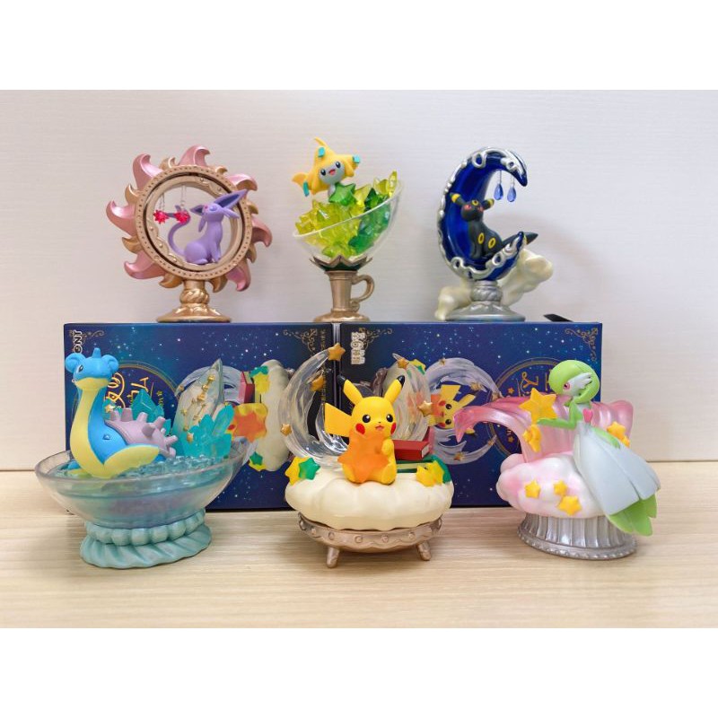 6 Pcs Set Pokemon Starry Sky 1st Generation Pokemon Pikachu Ibrahimovic ...