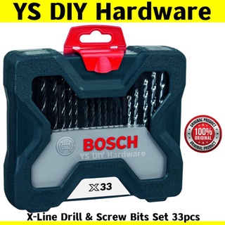 BOSCH 33pcs Special X-Line Screwdriver Bits & Drill Bits Mini Set ...