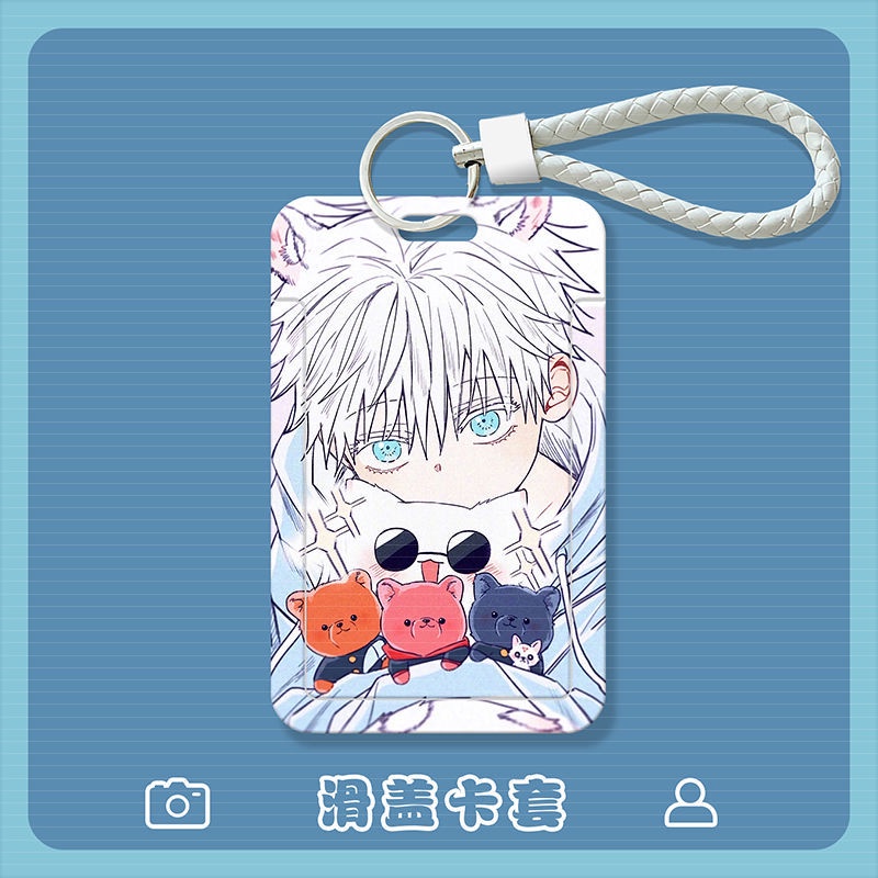【6】Anime Jujutsu Kaisen Mrt Card Holder Gojo Satoru subway bus card ...