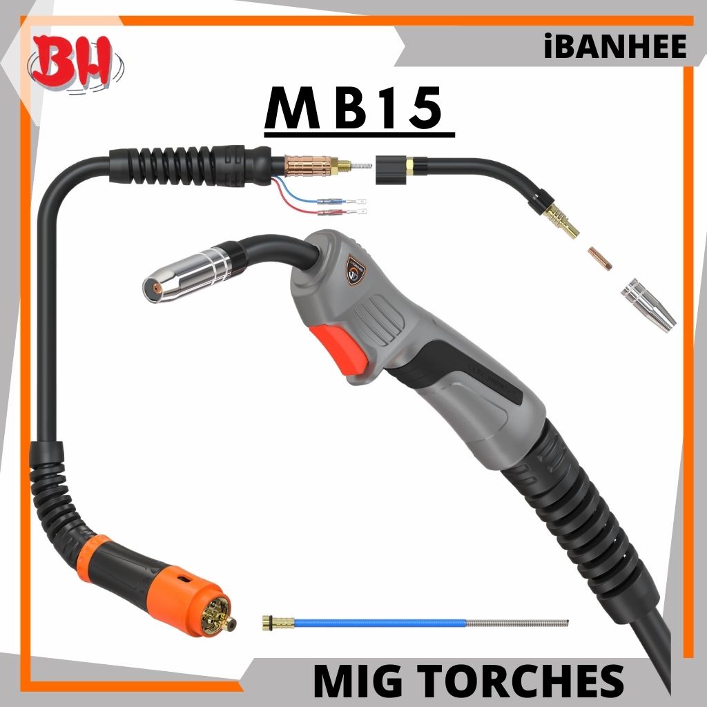 CO2 MIG TORCH POWERGRIP MB15/ MB25/ MB24/ MB36/ MB501W/ PANA180 ...