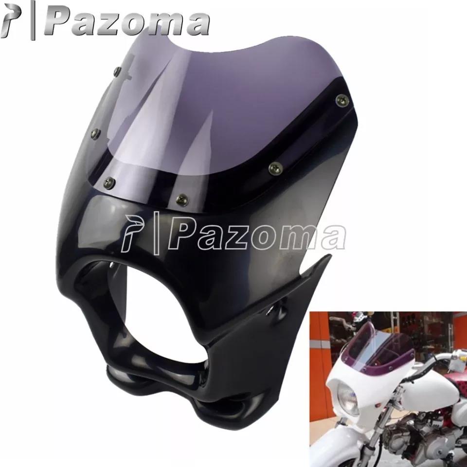 5 inch Motorcycle Headlight Windshield Cafe Racer Fairing For Yamaha RZ ...